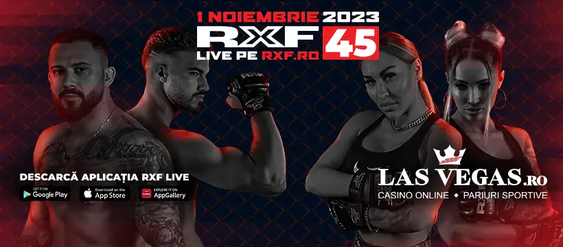 GALA RXF 45 – Prezentare si cote evenimente 1 noiembrie 2023 - XBets